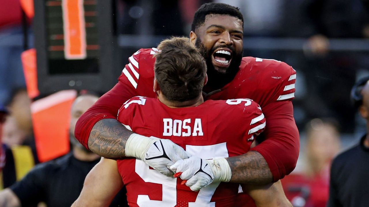 49ers: Nick Bosa y Trent Williams, presentes en prácticas para enseñar ...